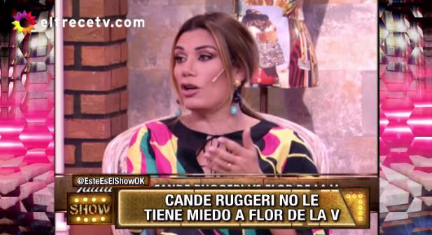 Flor de la V a Cande Ruggeri: "Es una chiruza de dudosa procedencia ...