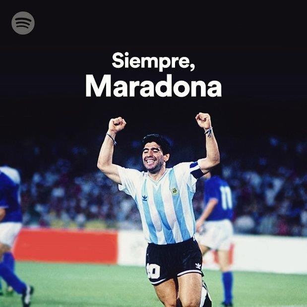 A pura música, Spotify celebró el cumpleaños de Maradona - Big Bang! News