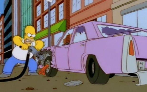 Misterio resuelto: por fin se descubrió la marca del auto de Homero ...