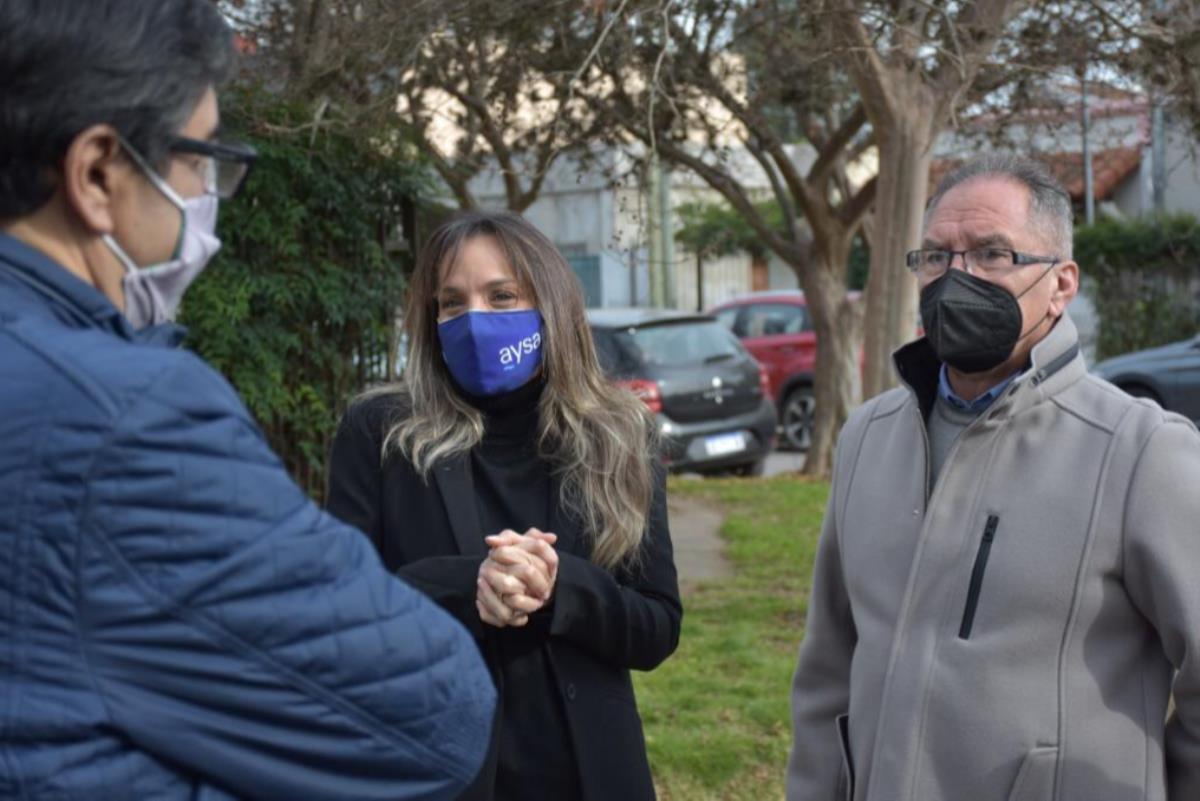 Malena Galmarini y Alberto Descalzo habilitaron una nueva red de agua potable para más de 18.000 ...